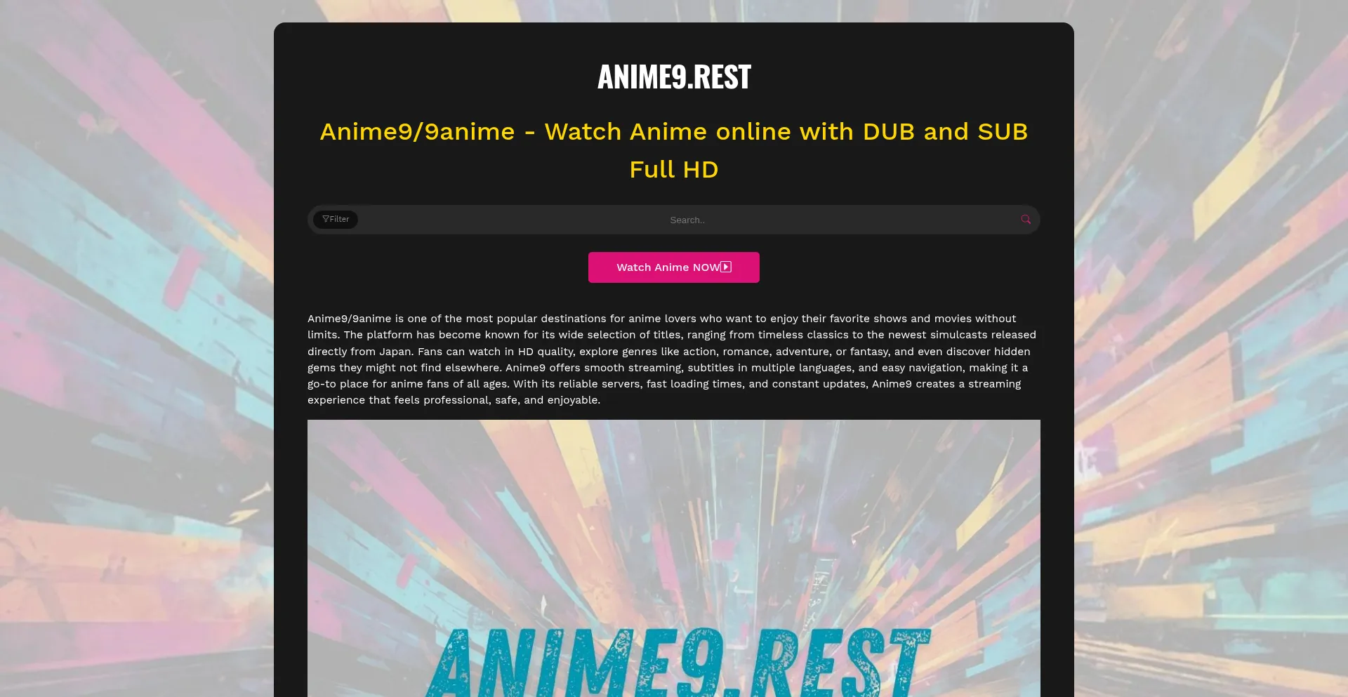 Anime9.rest: ¿seguro o estafa? (Confianza 55/100)