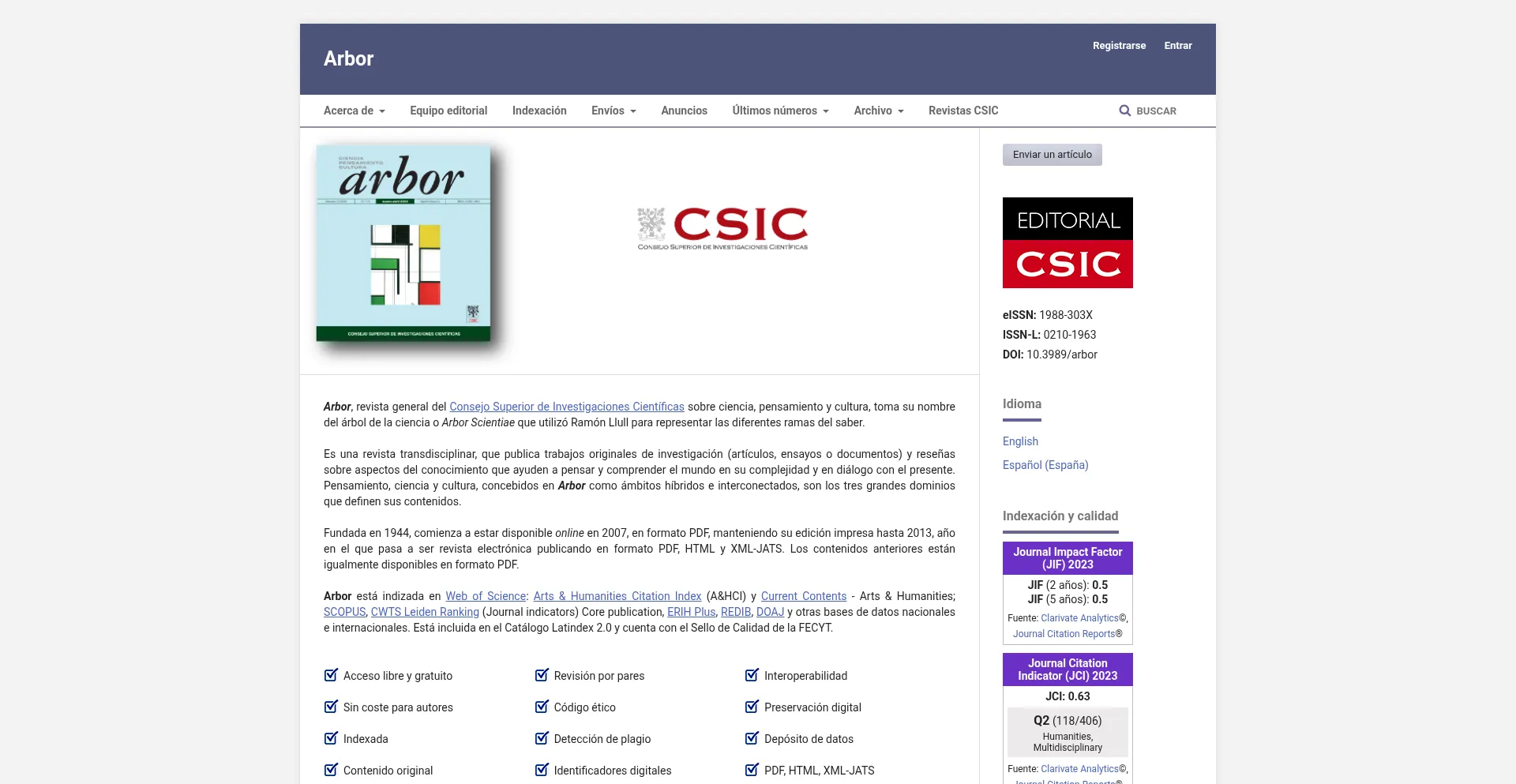 Arbor.revistas.csic.es Reseñas – ¿És Seguro y Confiable este Sitio?