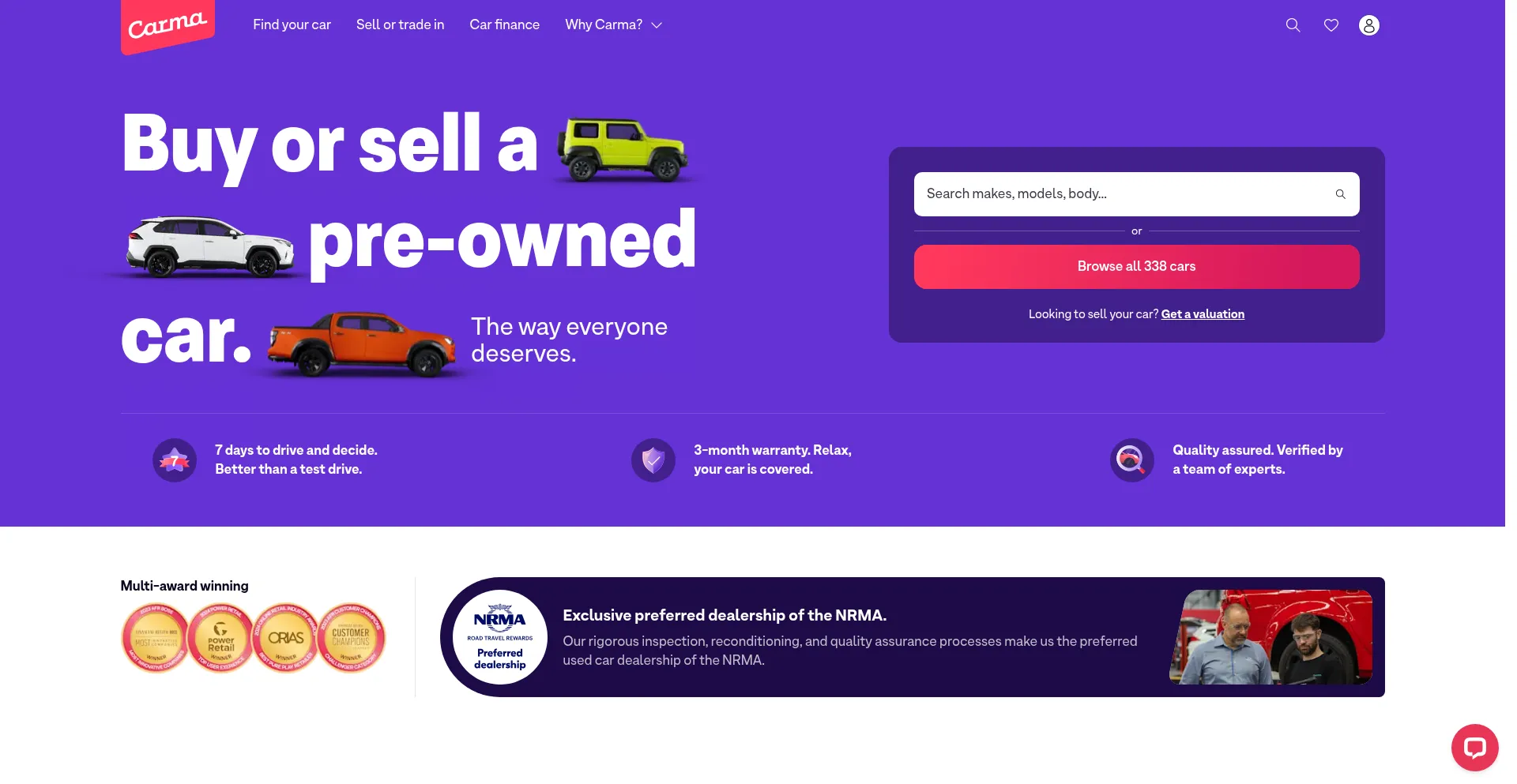 Carma.com.au Reseñas – ¿És Seguro y Confiable este Sitio?