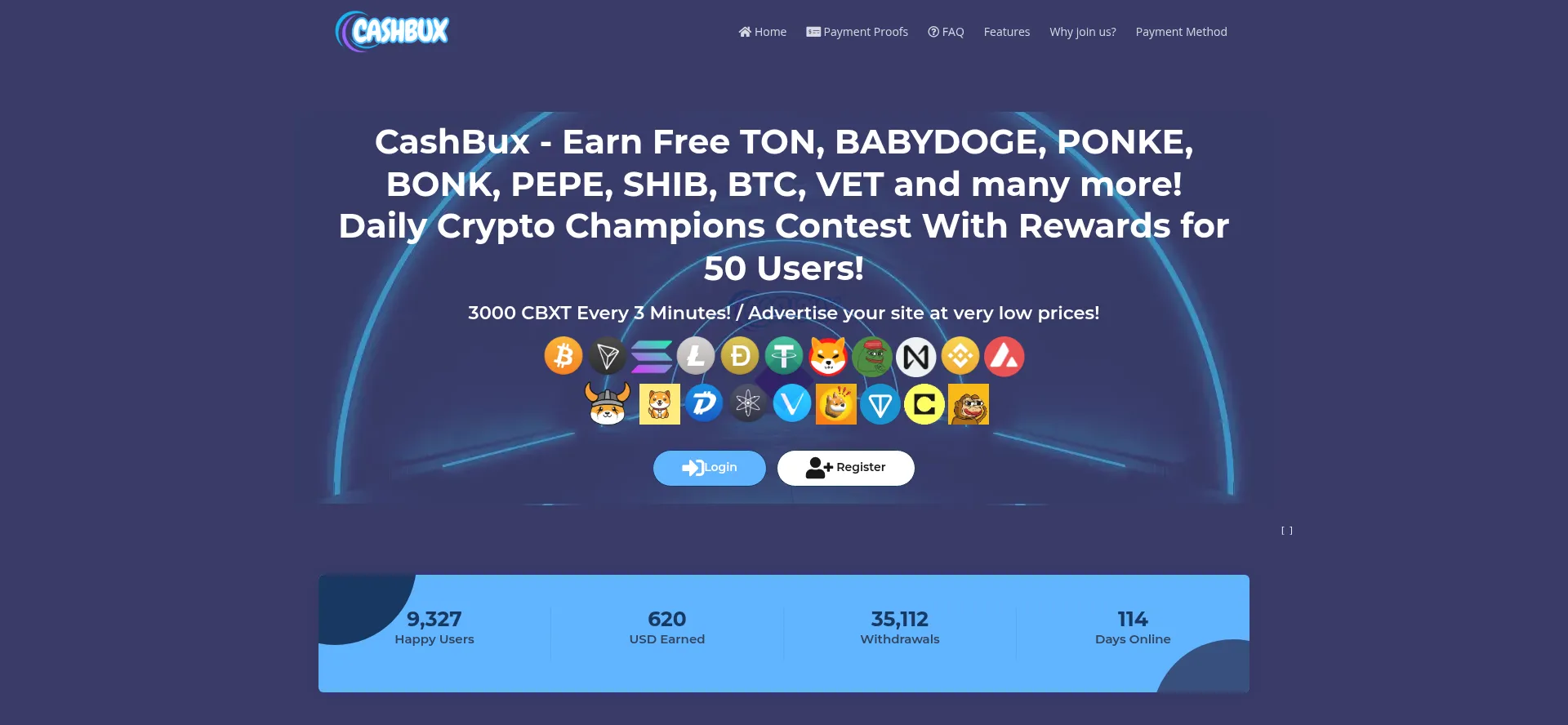 Cashbux.work: análisis de estafa cripto (Confianza 6/100)