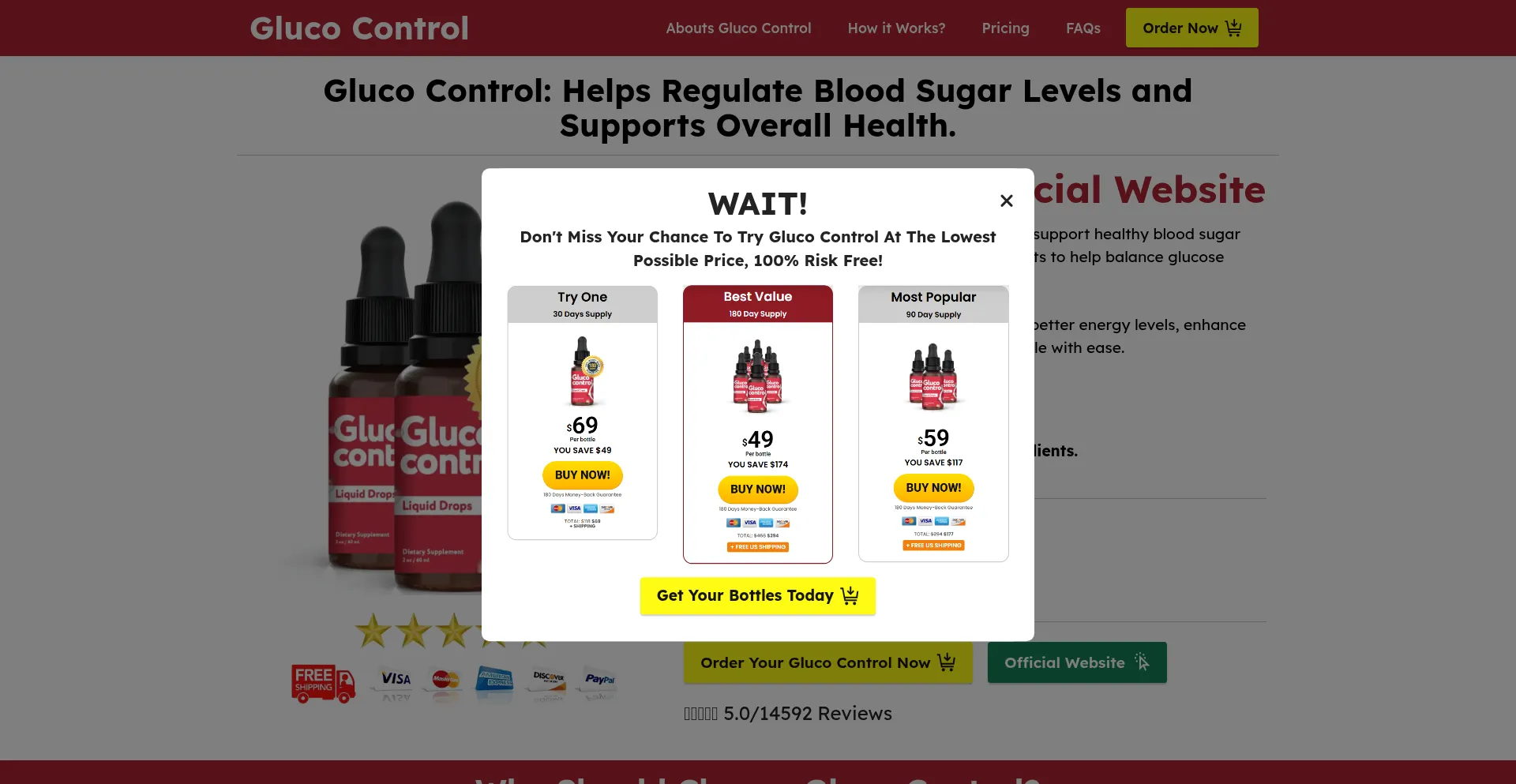 Enus-glucocontrol.com: ¿seguro o estafa? (Puntuación de confianza 55/100)