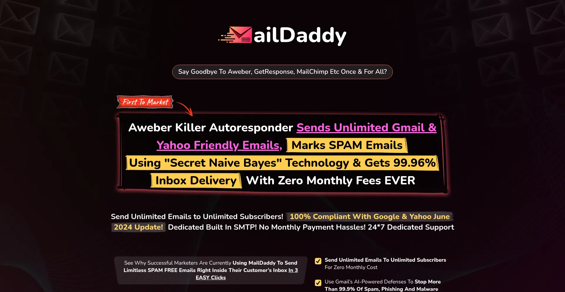 Getmaildaddy.com Reseña: ¿Seguro o sospechoso? Baja confiabilidad 28/100