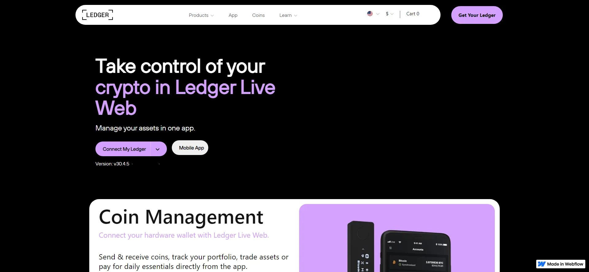 Logonledgerer.webflow.io - ¿Sitio confiable o estafa de phishing peligrosa?