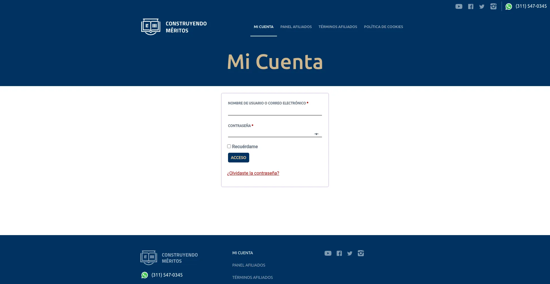 Miportal.construyendomeritos.com Reseñas | Informe de Escaneo