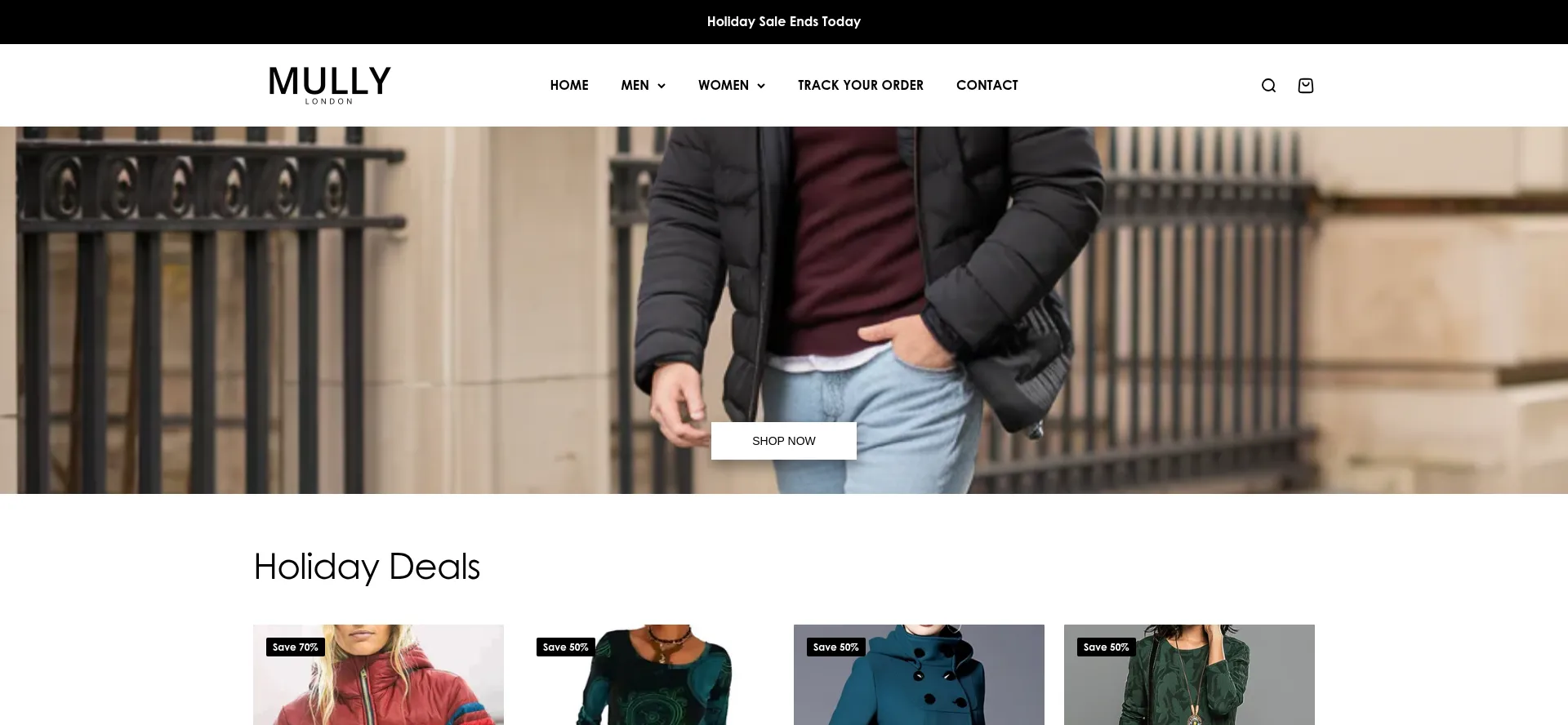 Mully-london.com: tienda nueva, revisar dominio (Confianza 58/100)