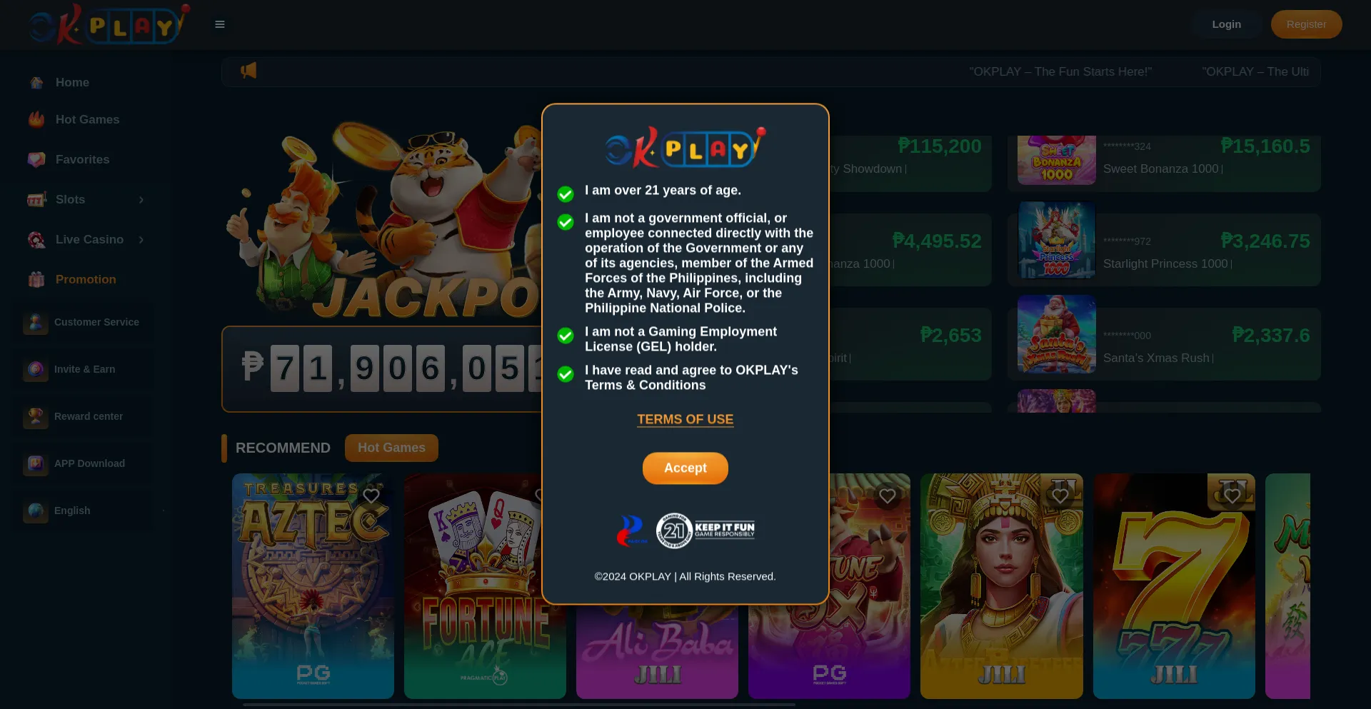 Okwin.ph Reseña – ¿Casino Estafa o Sitio de Juegos Confiable?