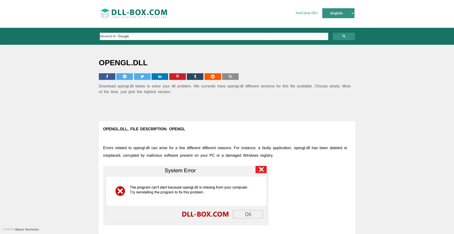 Opengl.dll-box.com Reseñas – ¿És Seguro y Confiable este Sitio?