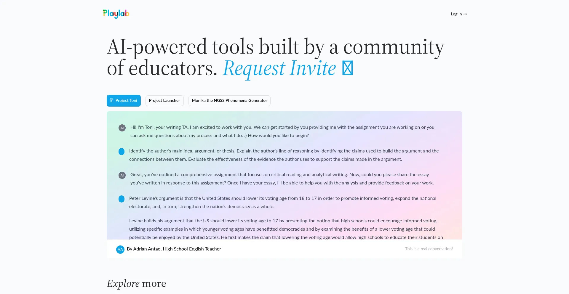 Playlab.ai (Playlab AI Edtech) Reseñas