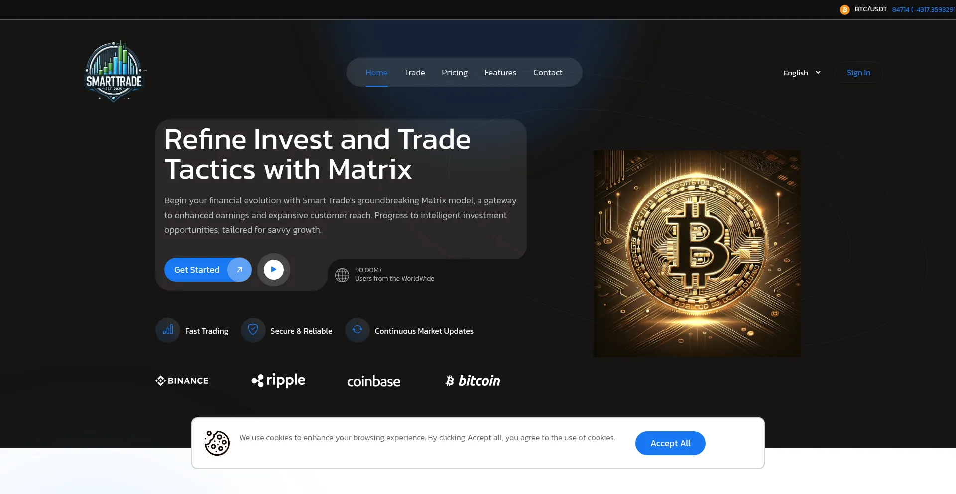 Smarttrade.space Reseña: ¿Seguro o sospechoso? Muy baja confiabilidad 1/100