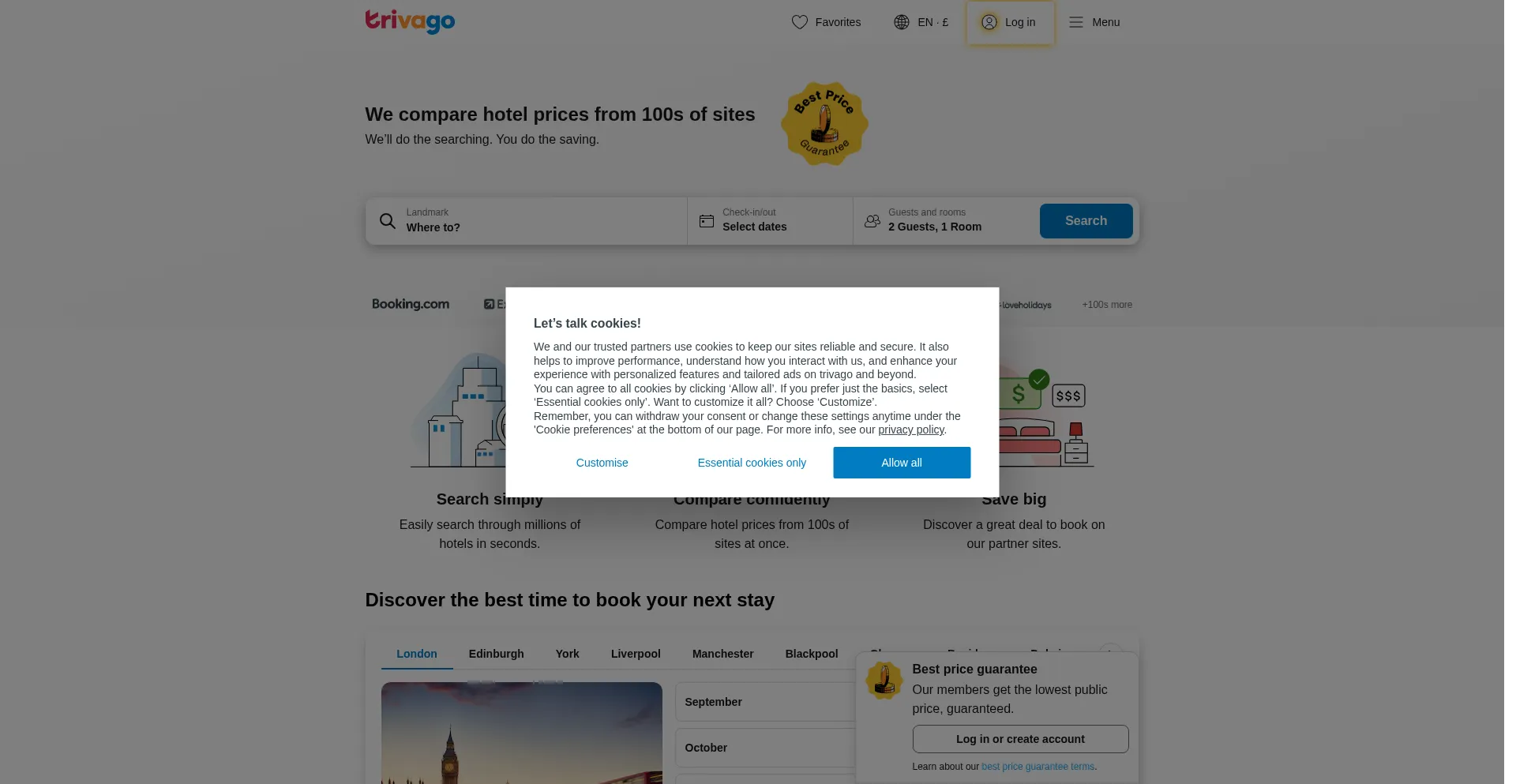 Trivago.uk Reseñas – ¿És Seguro y Confiable este Sitio?