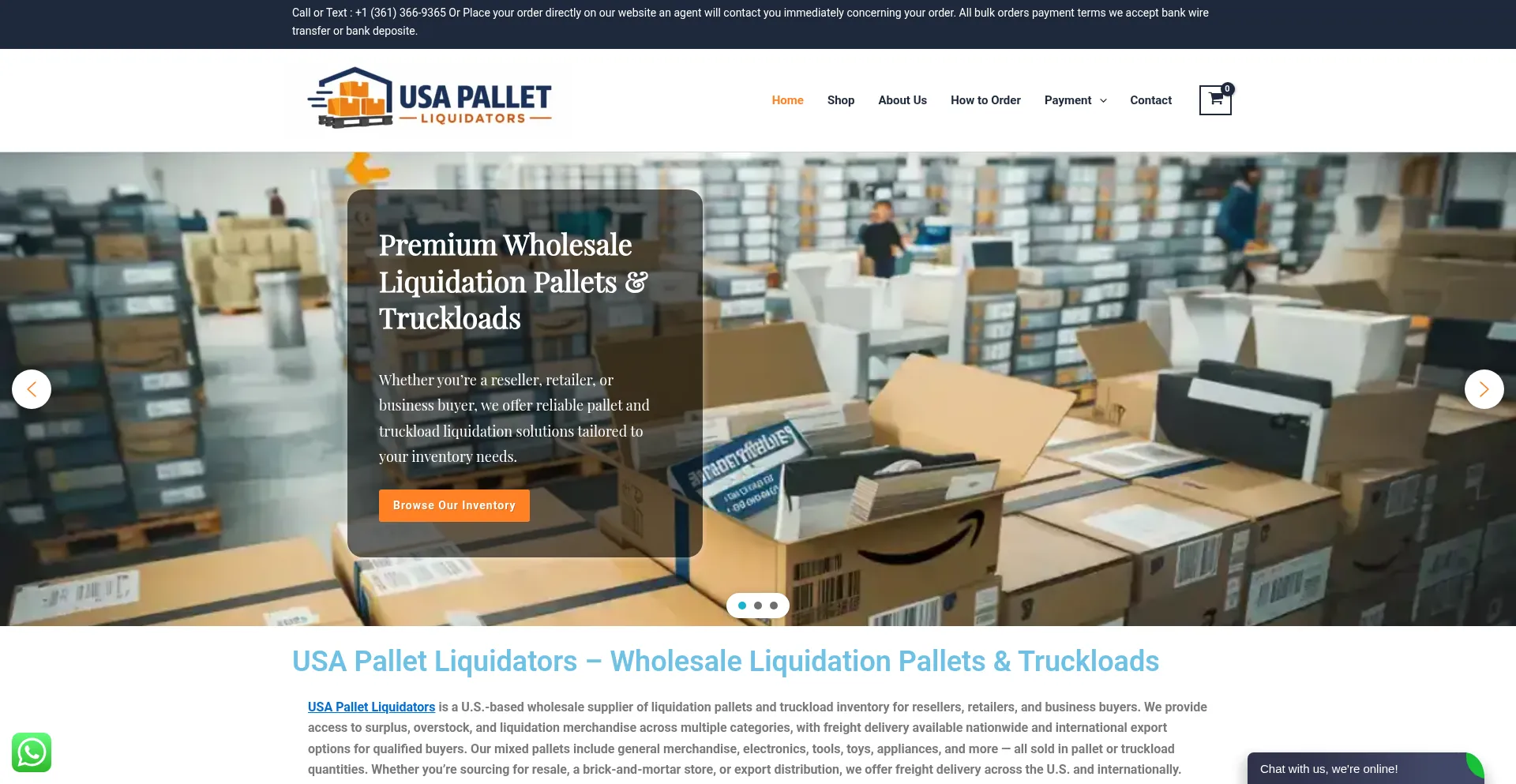 Usapalletliquidators.com: dominio nuevo, alerta (Confianza 48/100)