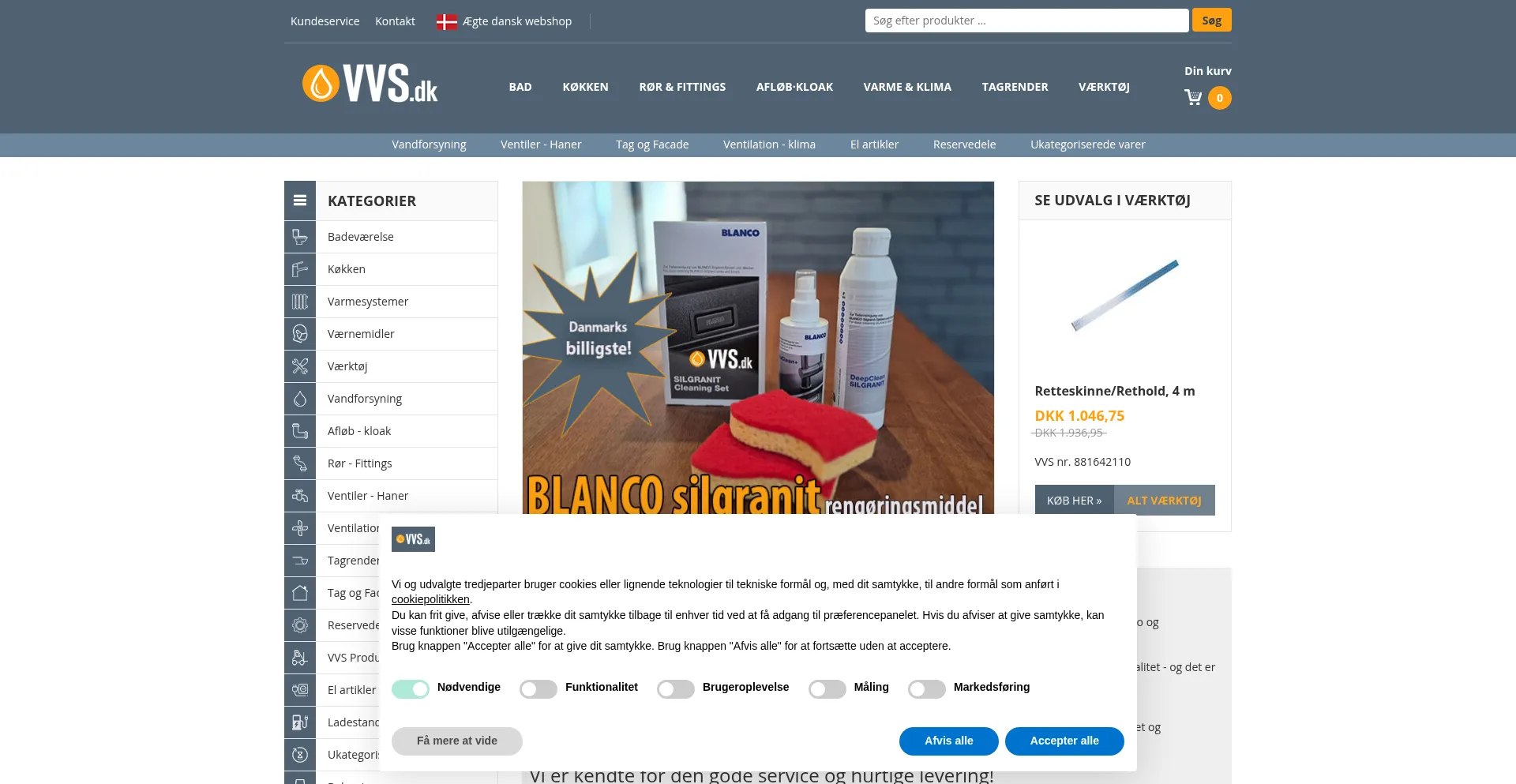 Vvs.dk reseña de tienda: ¿seguro comprar? (Confianza 79/100)