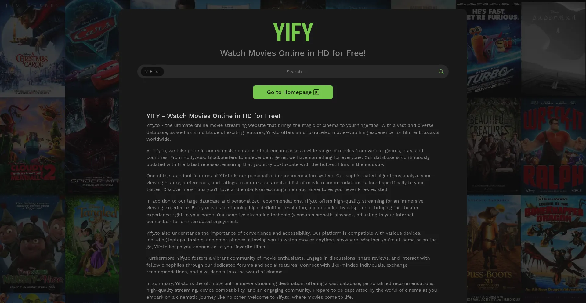 Yify.to: ¿seguro o estafa? (Confianza 60/100)